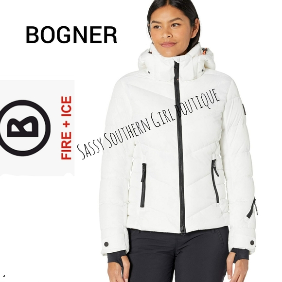 Bogner | Jackets & Coats | Bogner Fire Ice Saelly White Jacket | Poshmark